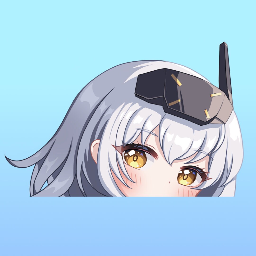 Snow White Window Peeker 6.8" Car Decal Sticker | Goddess of Victory ...