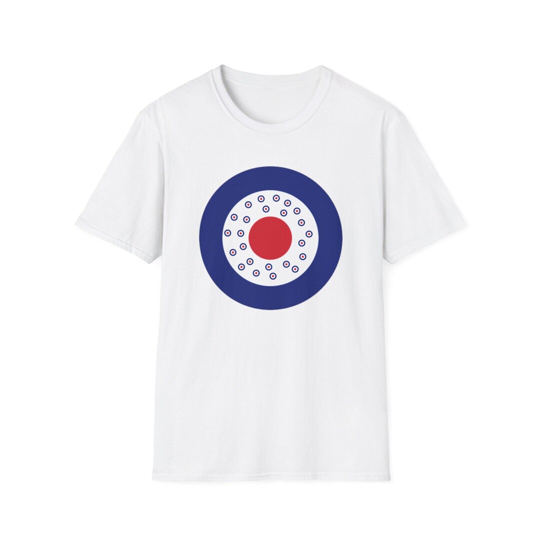 Retro Mod Target Tshirt Classic Rock Music T Shirt Ska Trojan Soul Tee ...