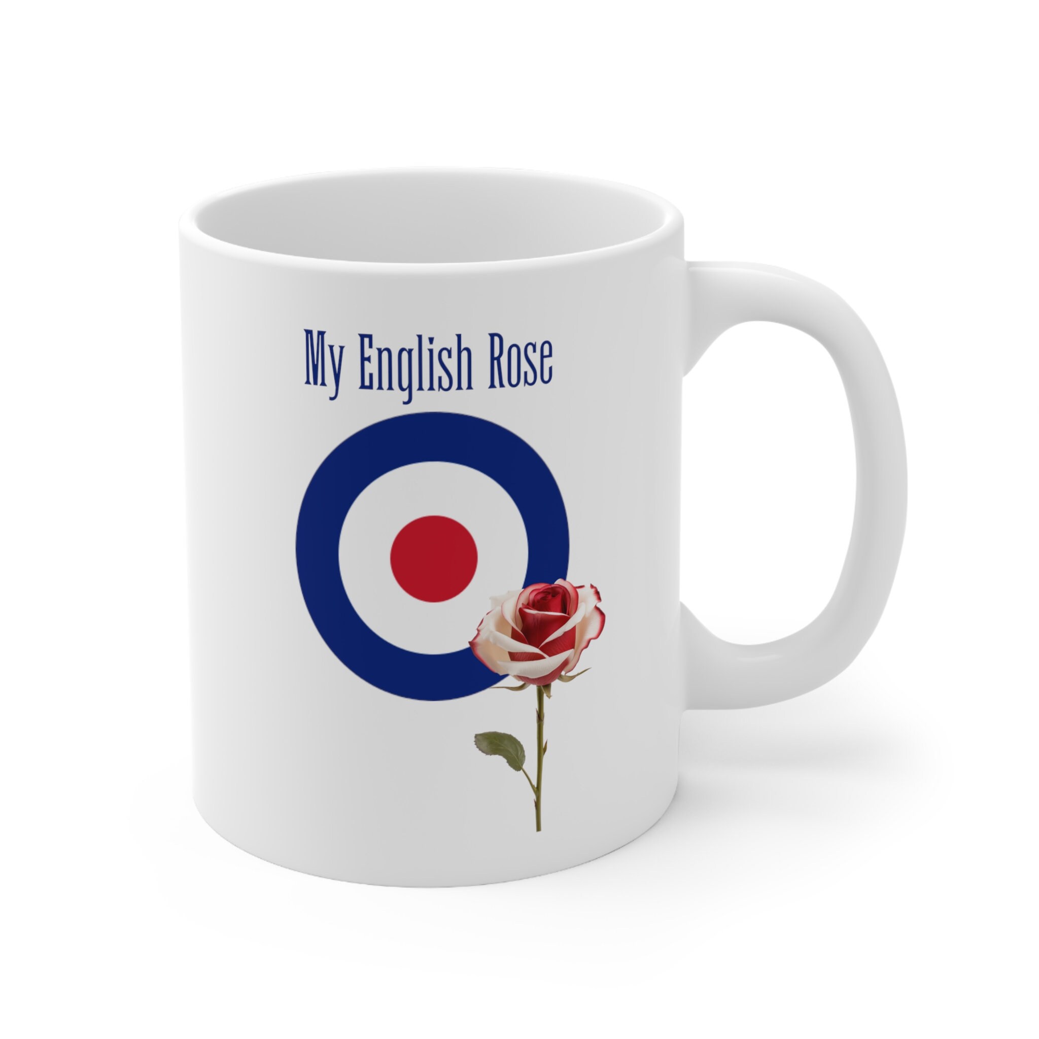 English Rose Mod Mug 60s Retro Target Cup Sixties Music Tcup Trojan Ska ...
