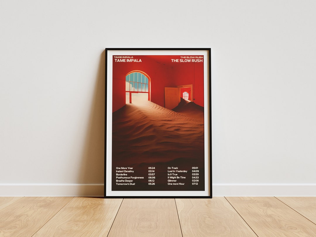 Album Poster the Slow Rush Tame Impala, Rap Poster, Album Cover, Album ...