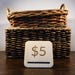 Customizable Collapsible Wooden Price Tag: Engraved Tabletop Sign - Etsy