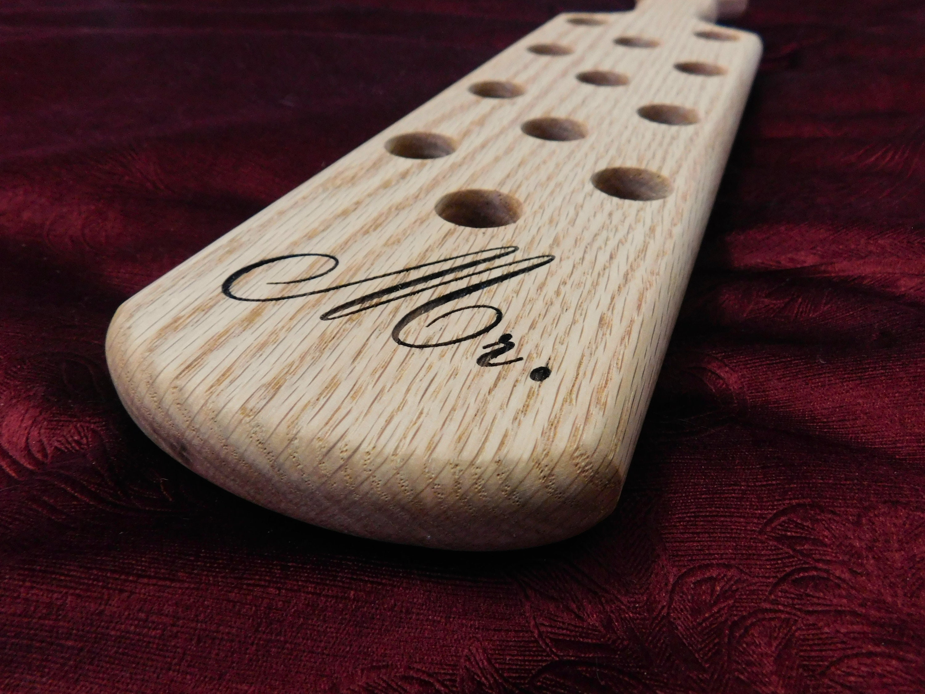 Hand Crafted Wood Engraved Spanking Paddle Mr. and Mrs. Engraved Paddle ...