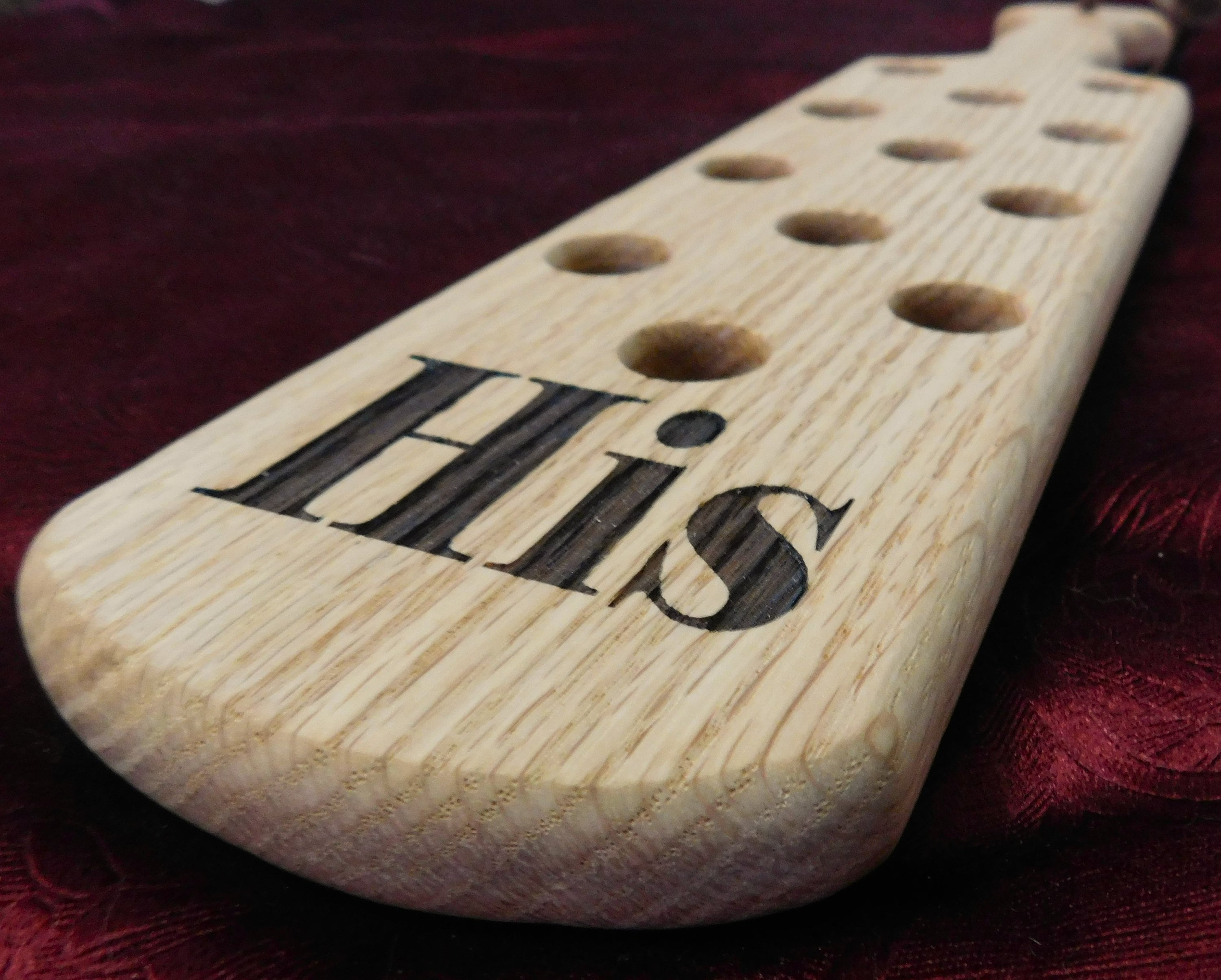 Hand Crafted Wood Engraved Spanking Paddle | Mr. and Mrs. Engraved ...
