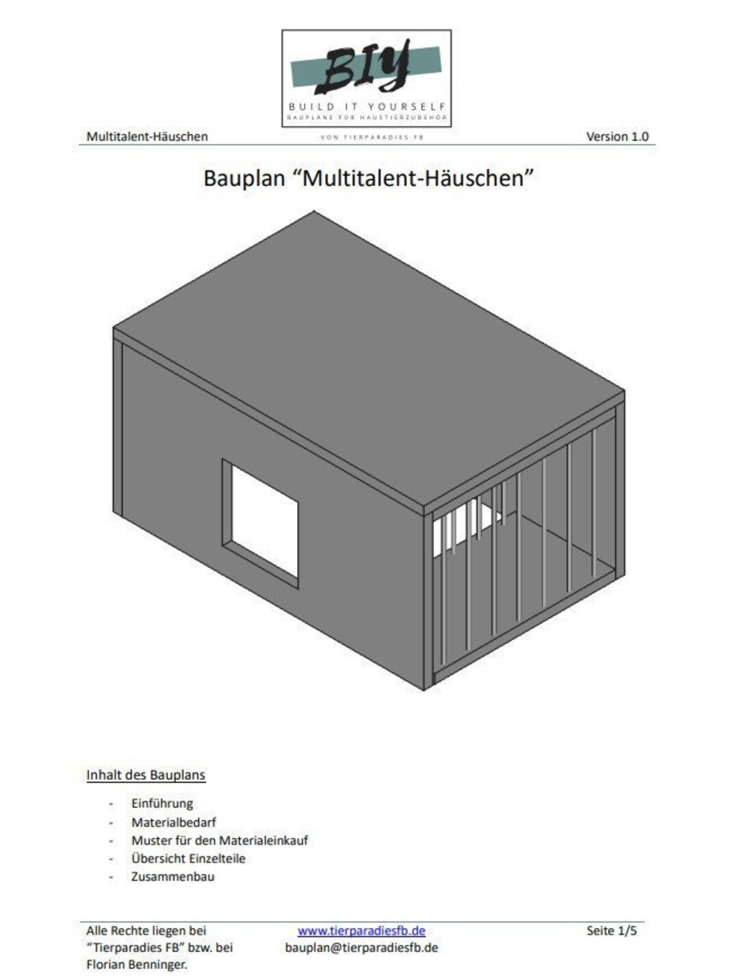 Small Animal House Building Plan Building Plan Building - Etsy