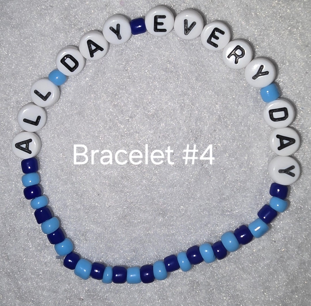 Blue Friendship Bracelet #4 - Etsy