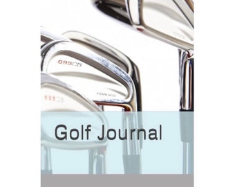 Golf Log Printables Golf Journal Golf Diary Golf Notebook Golf Stat ...