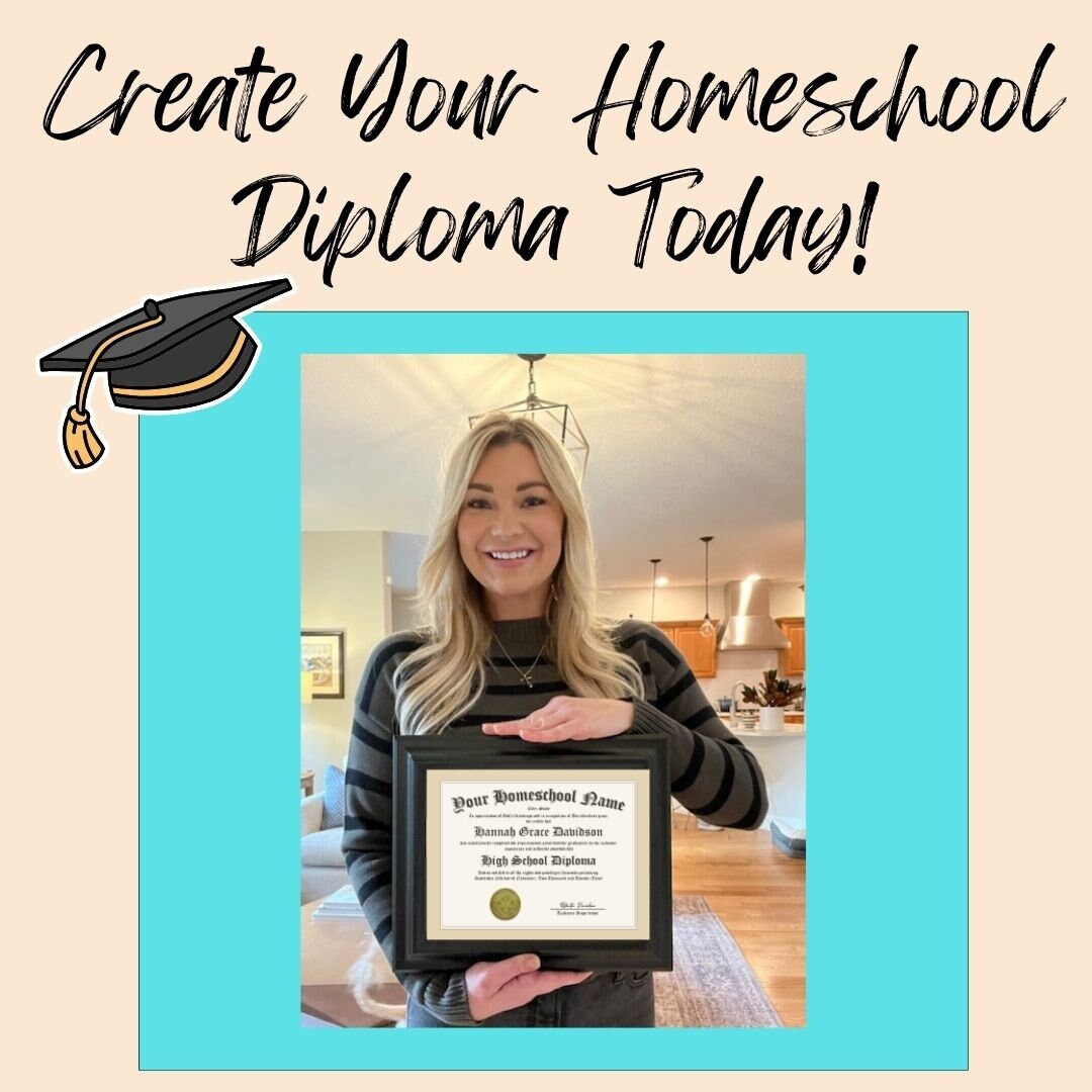 Custom Diploma Template, Highschool Diploma, Homeschool Diploma ...