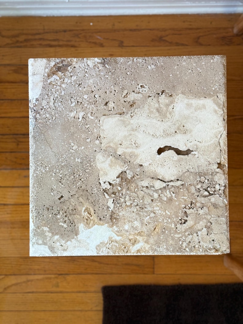 Travertine Table - Etsy
