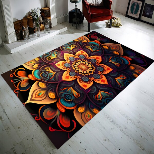 Mandala Rug - Etsy Australia
