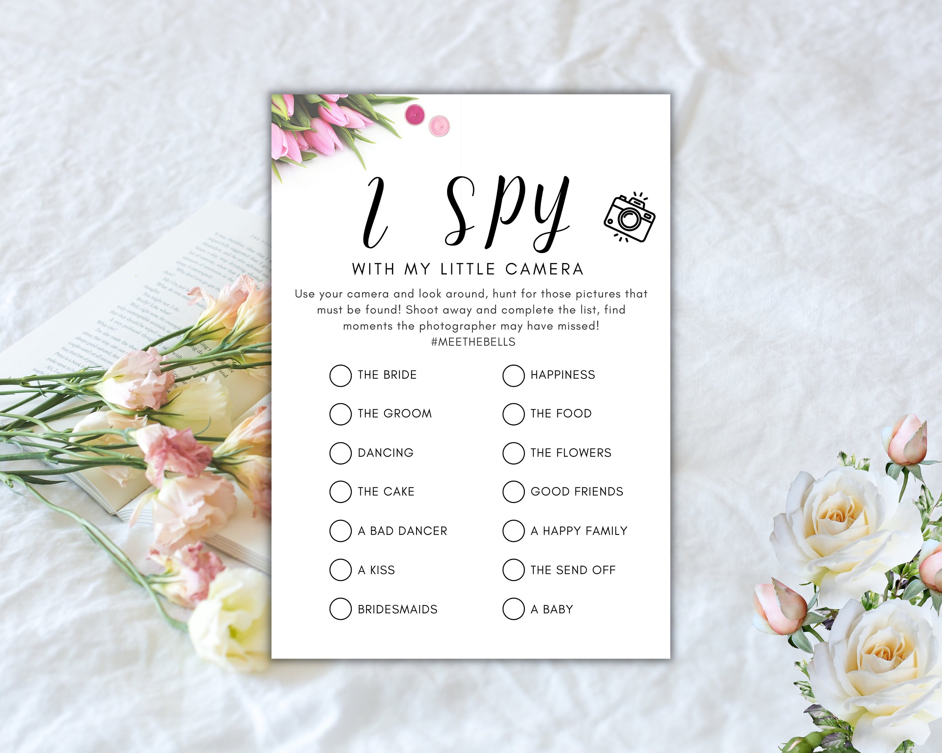 I Spy With My Little Camera Editable Pdf Template, INSTANT DOWNLOAD ...