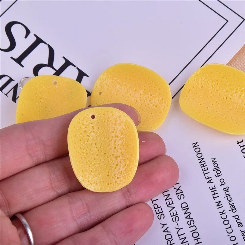 10 Pieces of Potato Chips Charms for Jewelry Making, Potato Chips ...