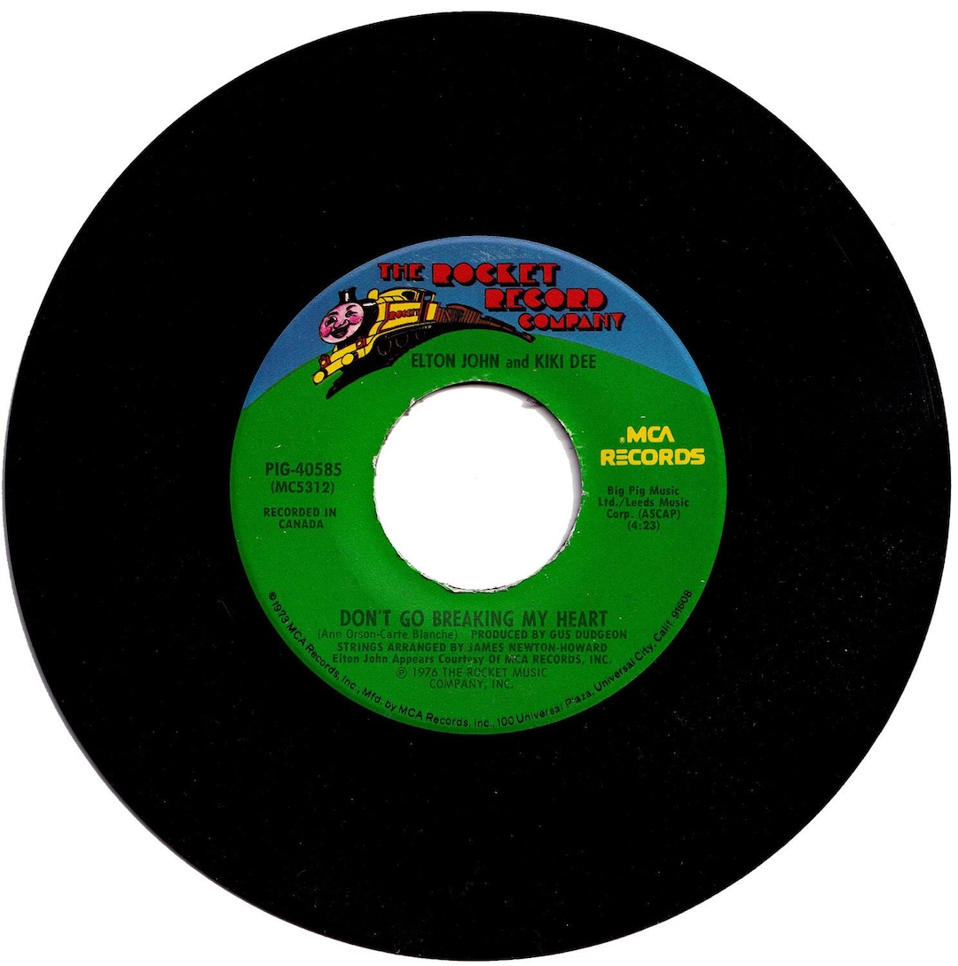 Elton John and Kiki Dee. Don't Go Breaking My Heart / Snow Queen 45rpm ...