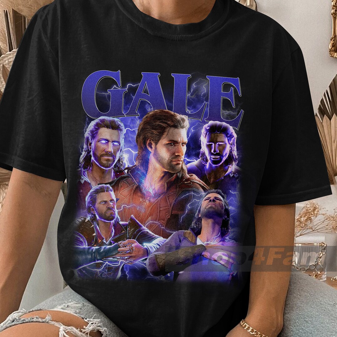 Gale Baldurs Gate 3 Vintage T-shirt, Gift for Women and Man Shirt, Gale ...