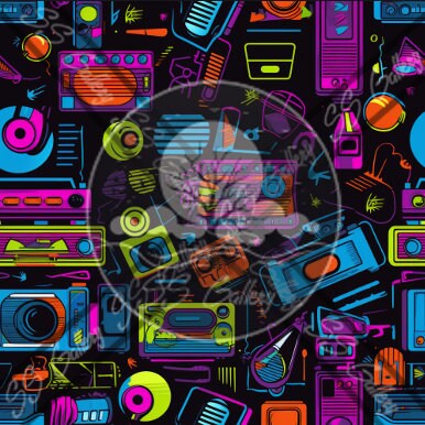 80's Designs and Patterns Retro Pack [5 Images] - Etsy