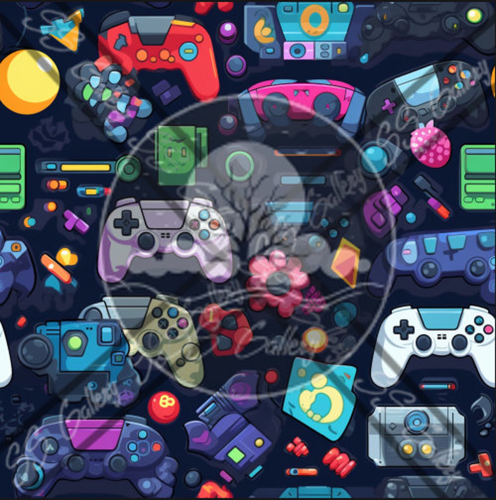 Video Game Patterns and Imagery Pack [5 Images] - Etsy