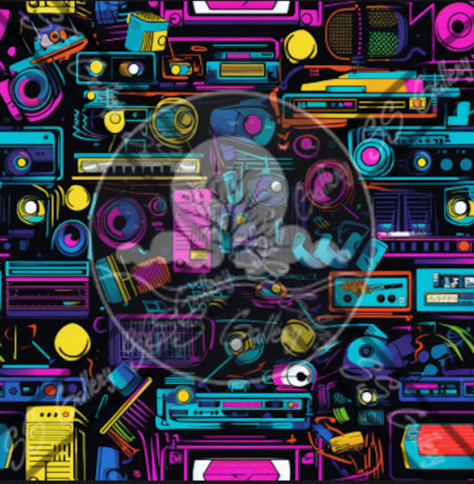 80's Designs and Patterns Retro Pack [5 Images] - Etsy