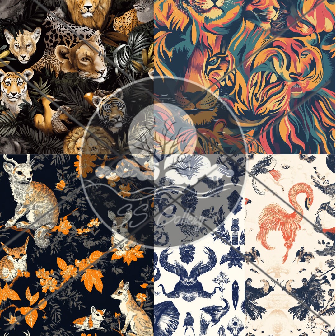 Animal Patterns and Imagery Pack [5 Images] - Etsy