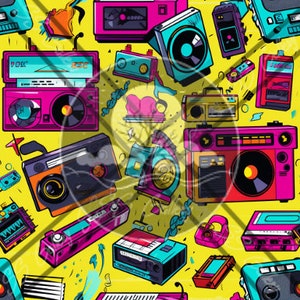 80's Designs and Patterns Retro Pack [5 Images] - Etsy