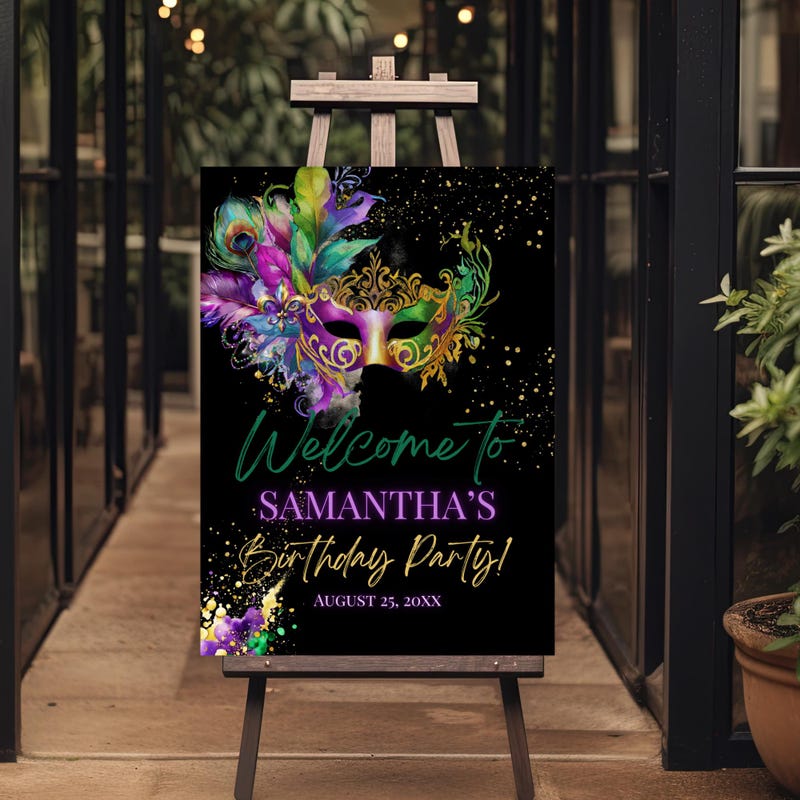 Mardi Gras Masks Posters - Etsy UK