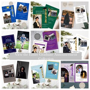 LSU Purple and Gold Grad Announcement, High School or College ...