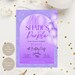 40 Shades of Purple Glitter 40th Birthday Invitation Shades - Etsy
