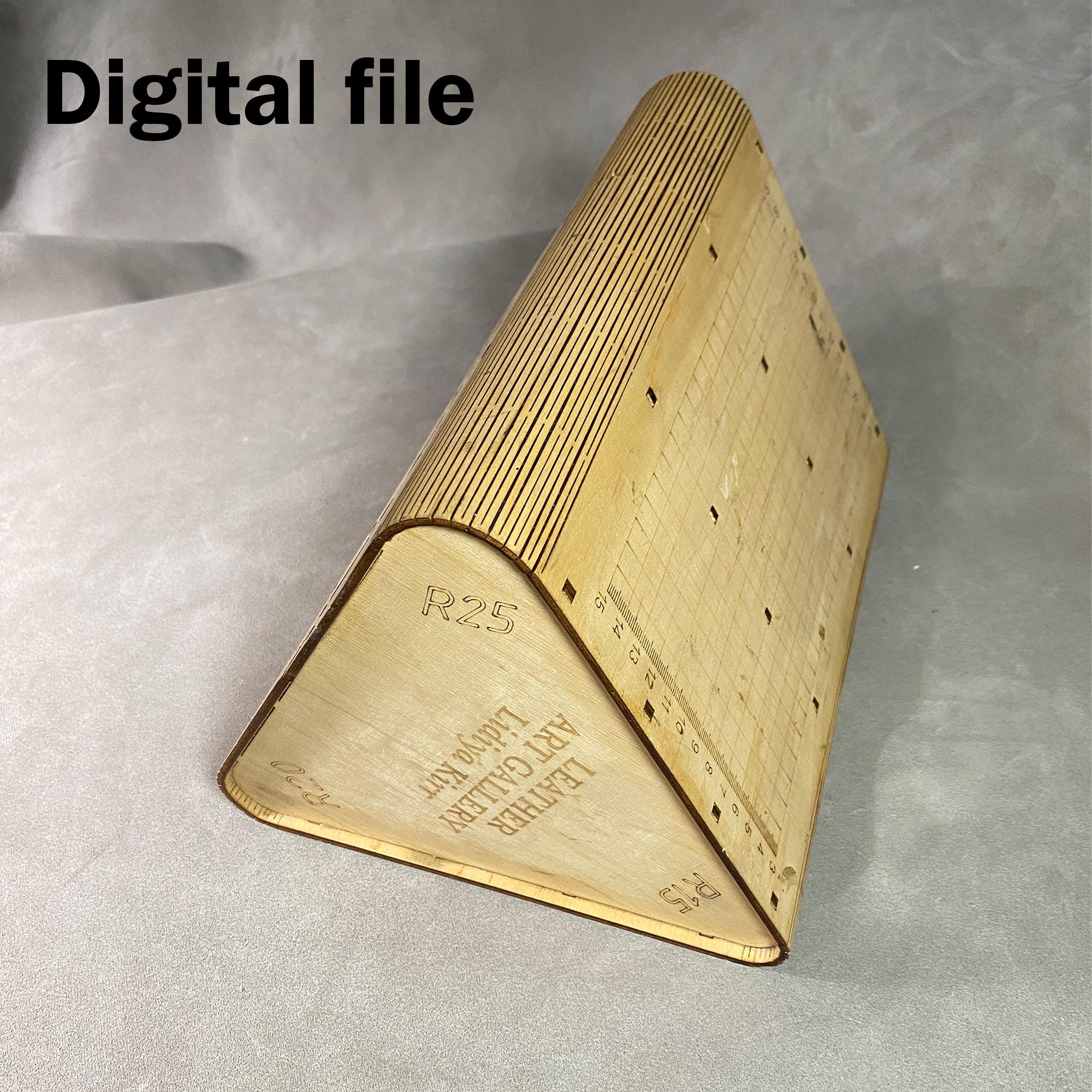 Leather Bending Mold, Digital Product Cdr/ai/pdf. Triangular Block ...