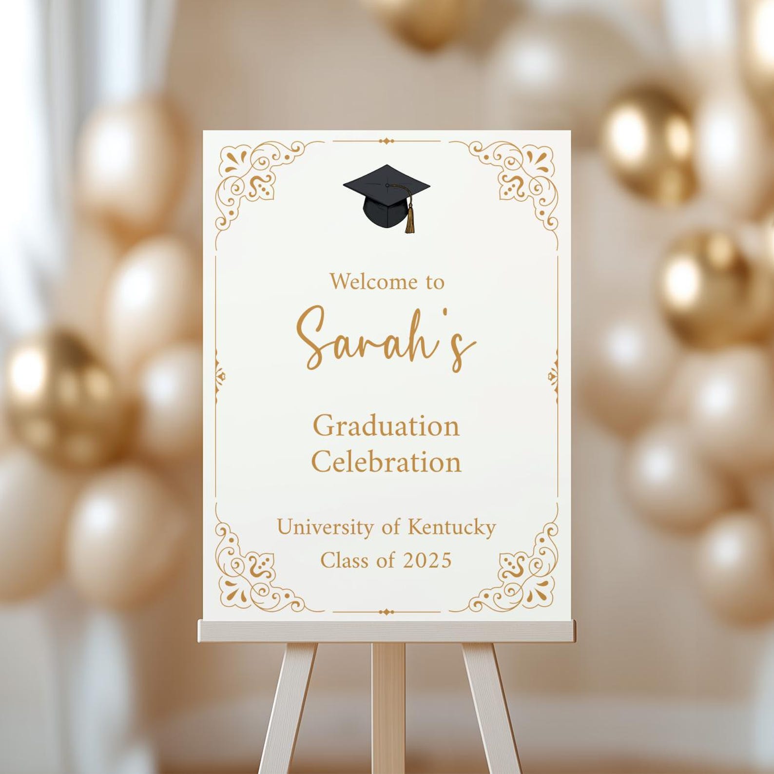 Custom Graduation Welcome Sign Party Decor Graduation Celebration Class ...