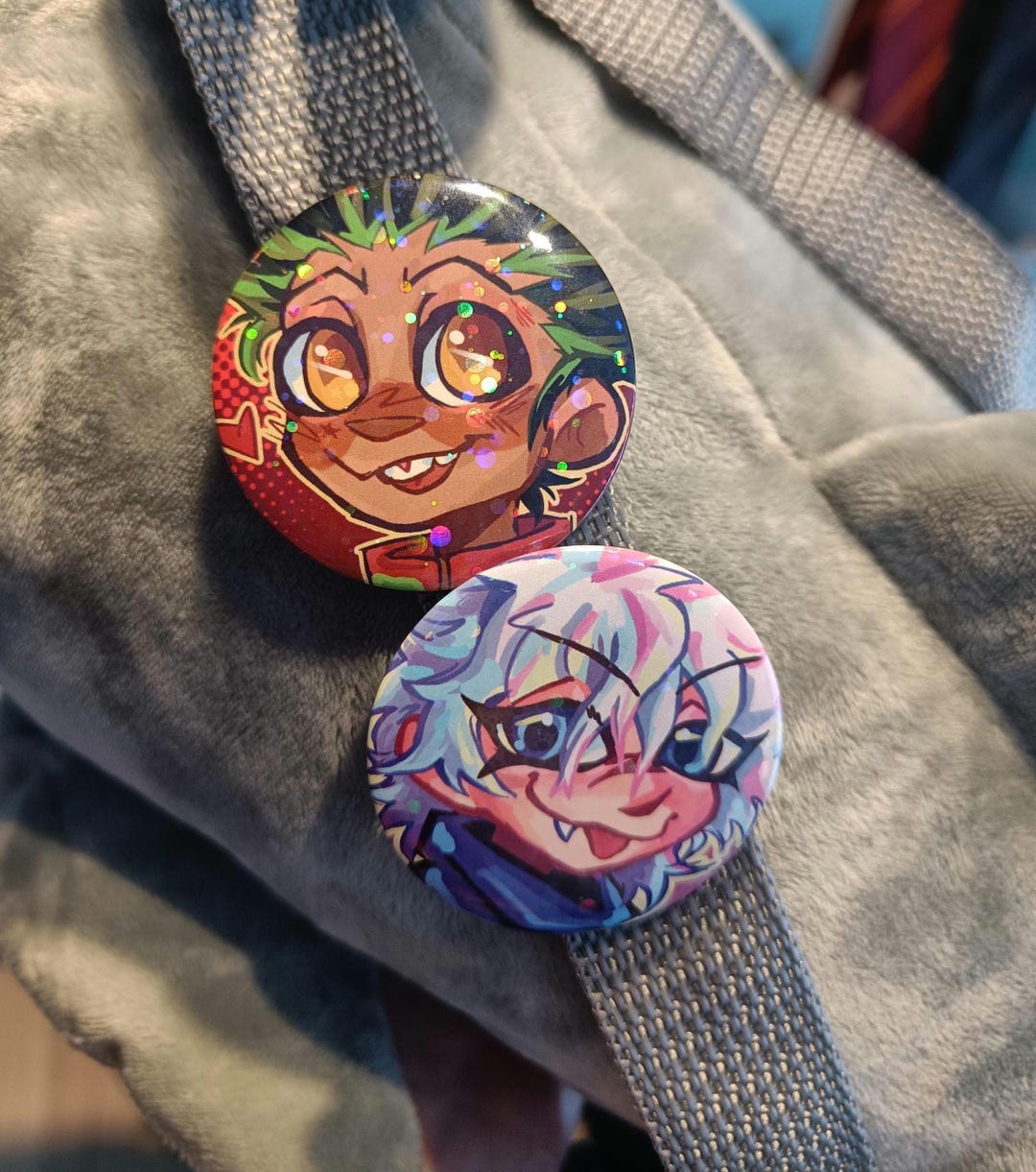 Hxh Killua and Gon Button Pins - Etsy