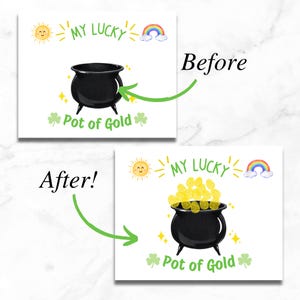 St Patrick's Day Handprint Art Craft for Kids, Keepsake Art, Toddler ...