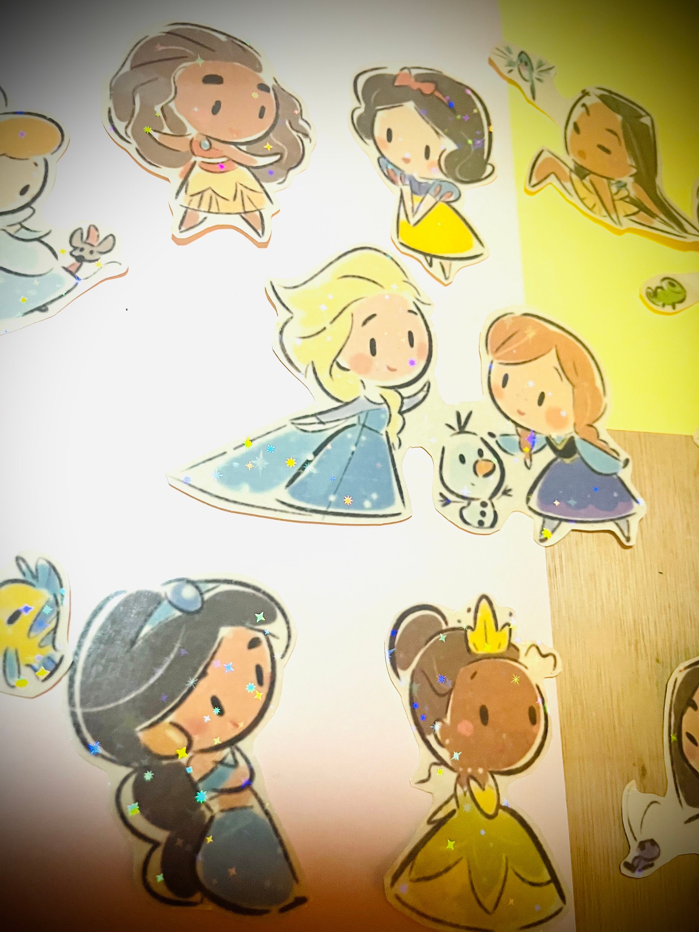 Princess Sticker Pack Die-cut Stickers Cute Stickers - Etsy