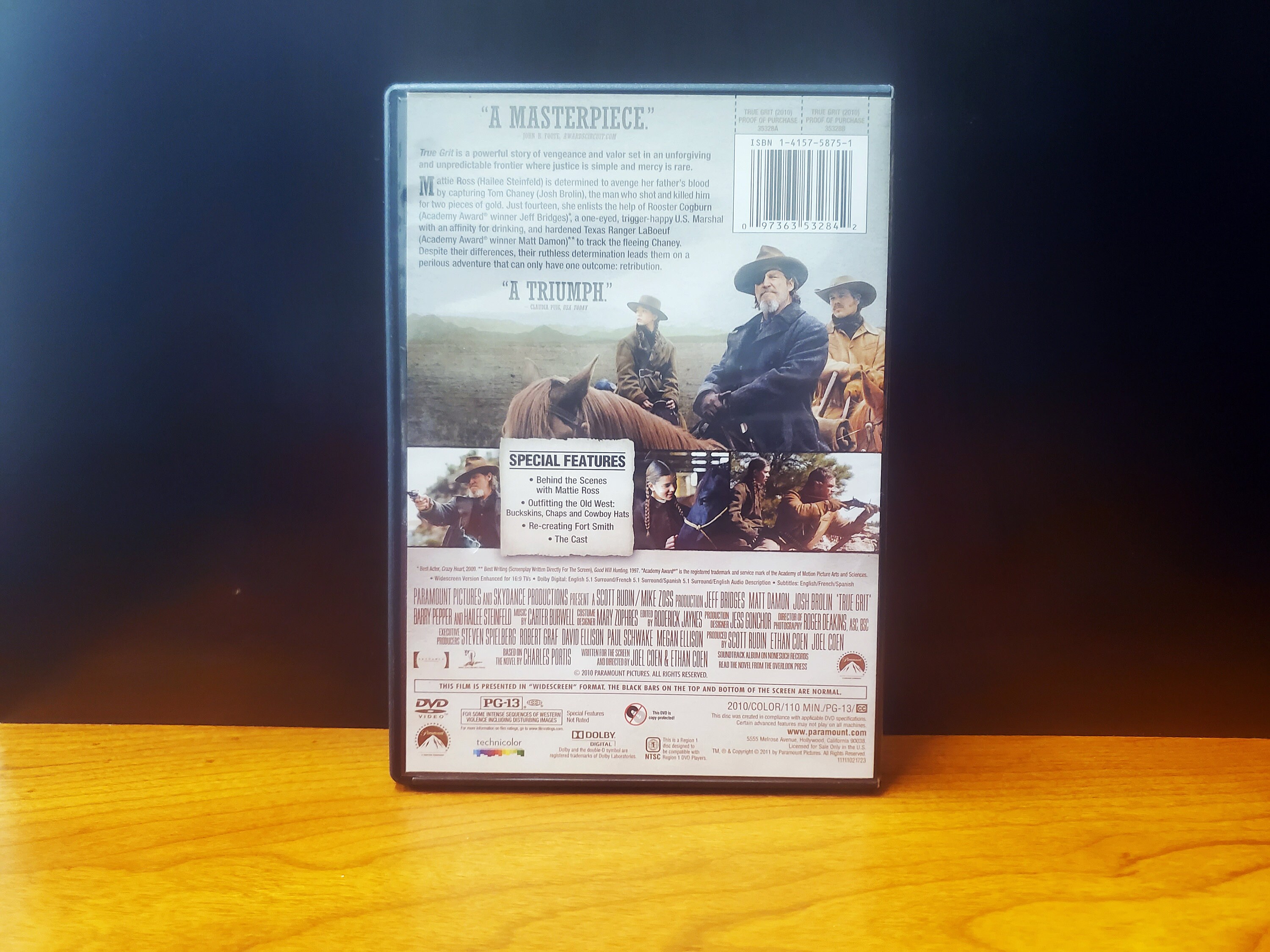 True Grit DVD Movie Film jeff Bridges, Matt Damon, Hailee Steinfeld - Etsy