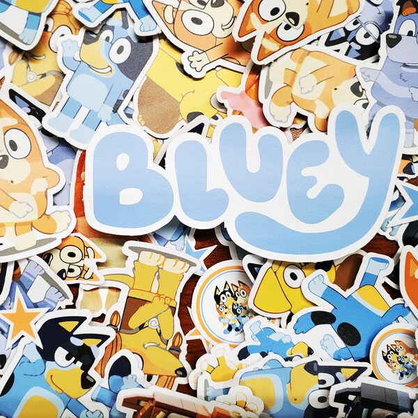 Bluey Stickers - Etsy Australia