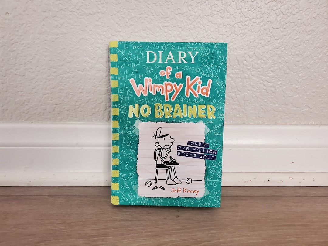 Diary of A Wimpy Kid (no Brainer) Jeff Kinney Hardcover Book - Etsy