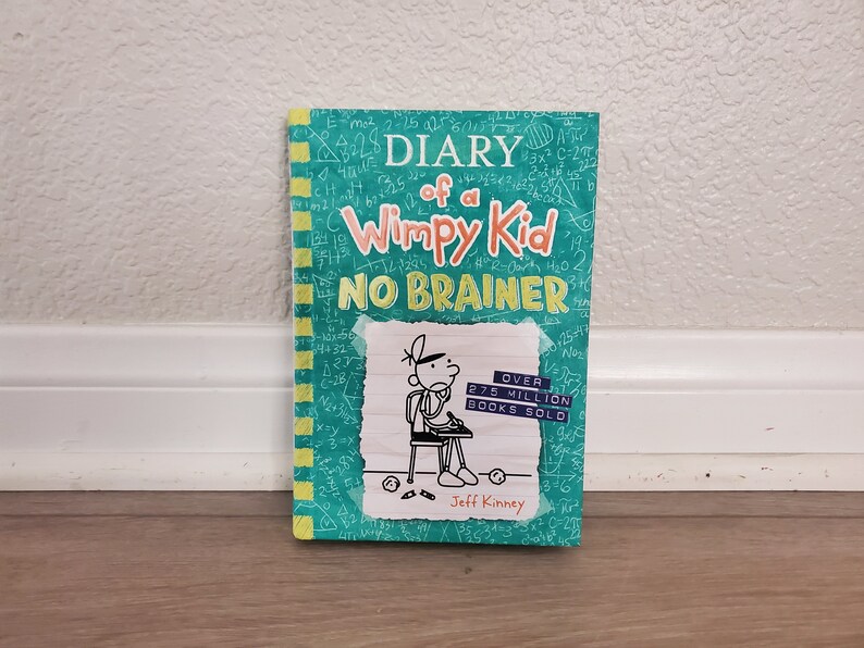 Diary of A Wimpy Kid (no Brainer) Jeff Kinney Hardcover Book - Etsy