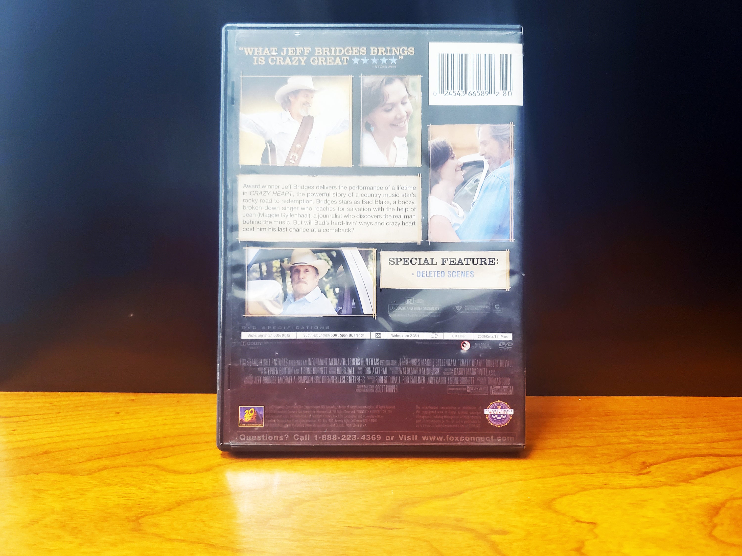 Crazy Heart DVD Movie Film jeff Bridges Maggie Gyllenhaal - Etsy