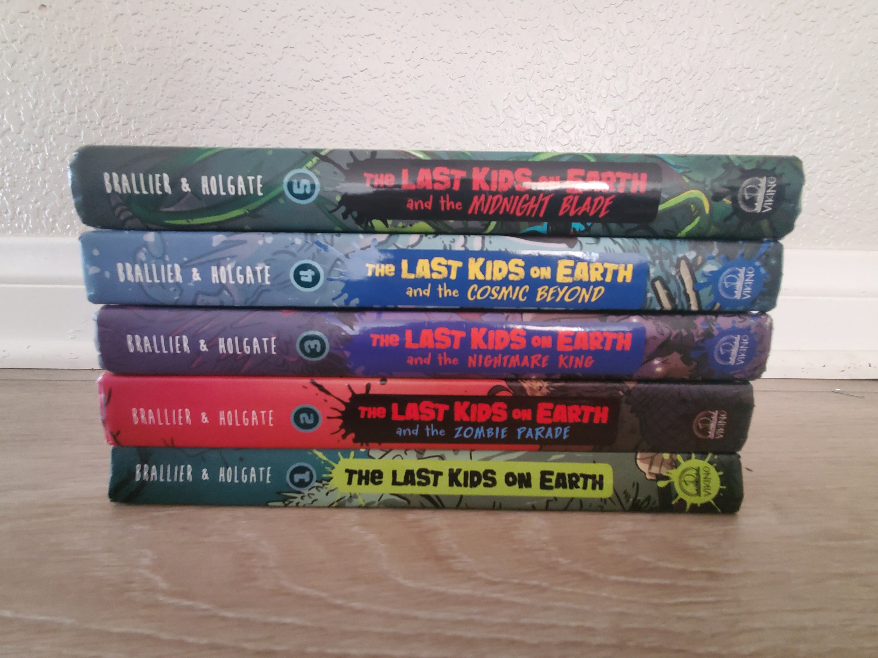 The Last Kids on Earth, Book Set 1-5 Hardcover AUTOGRAPHED by Max ...