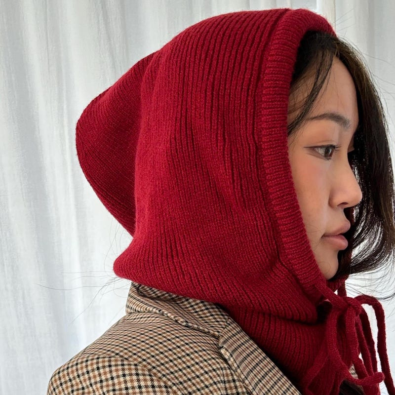 Beige Knit Ski Mask - Etsy