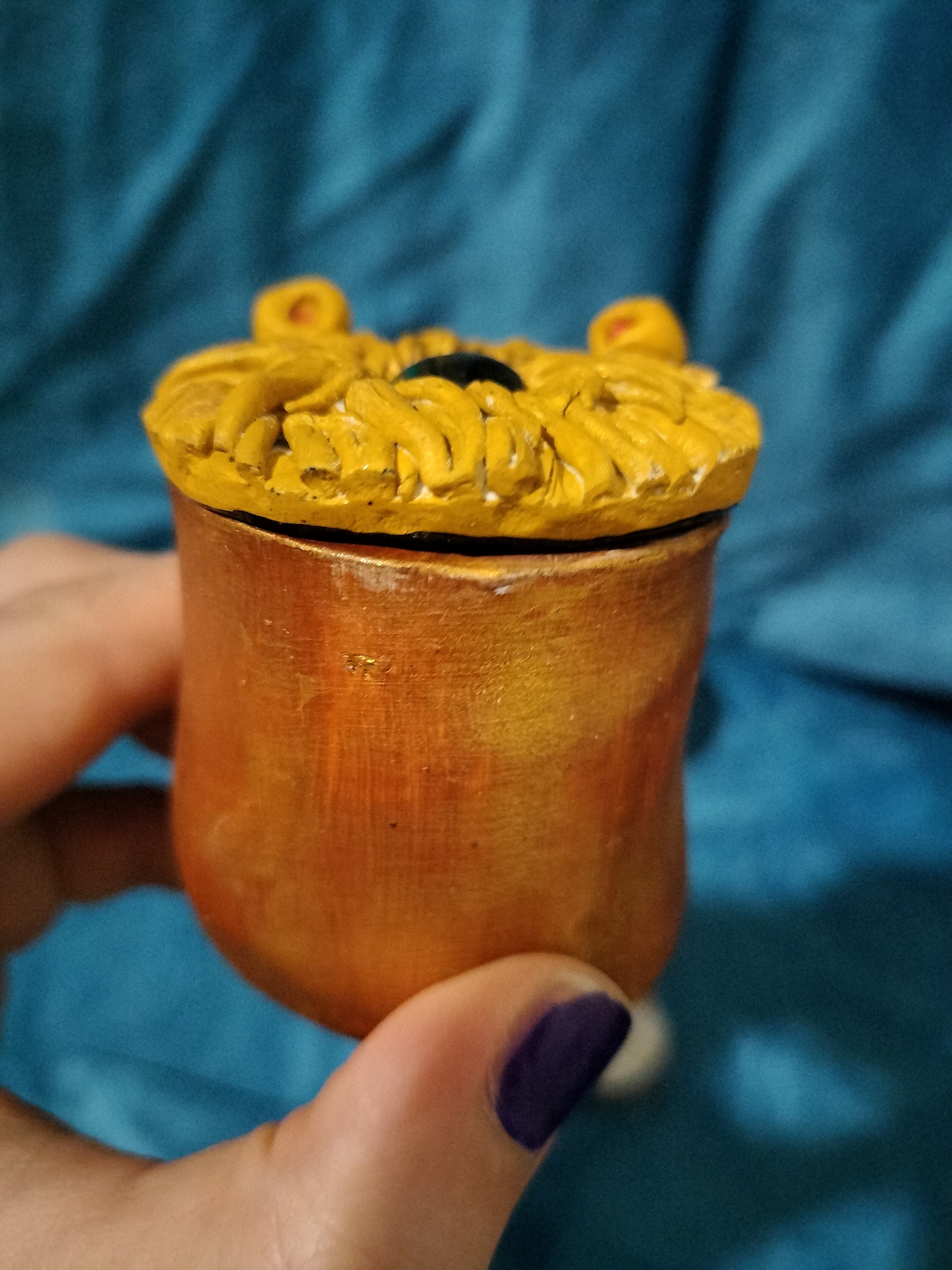 Lion Jar - Etsy