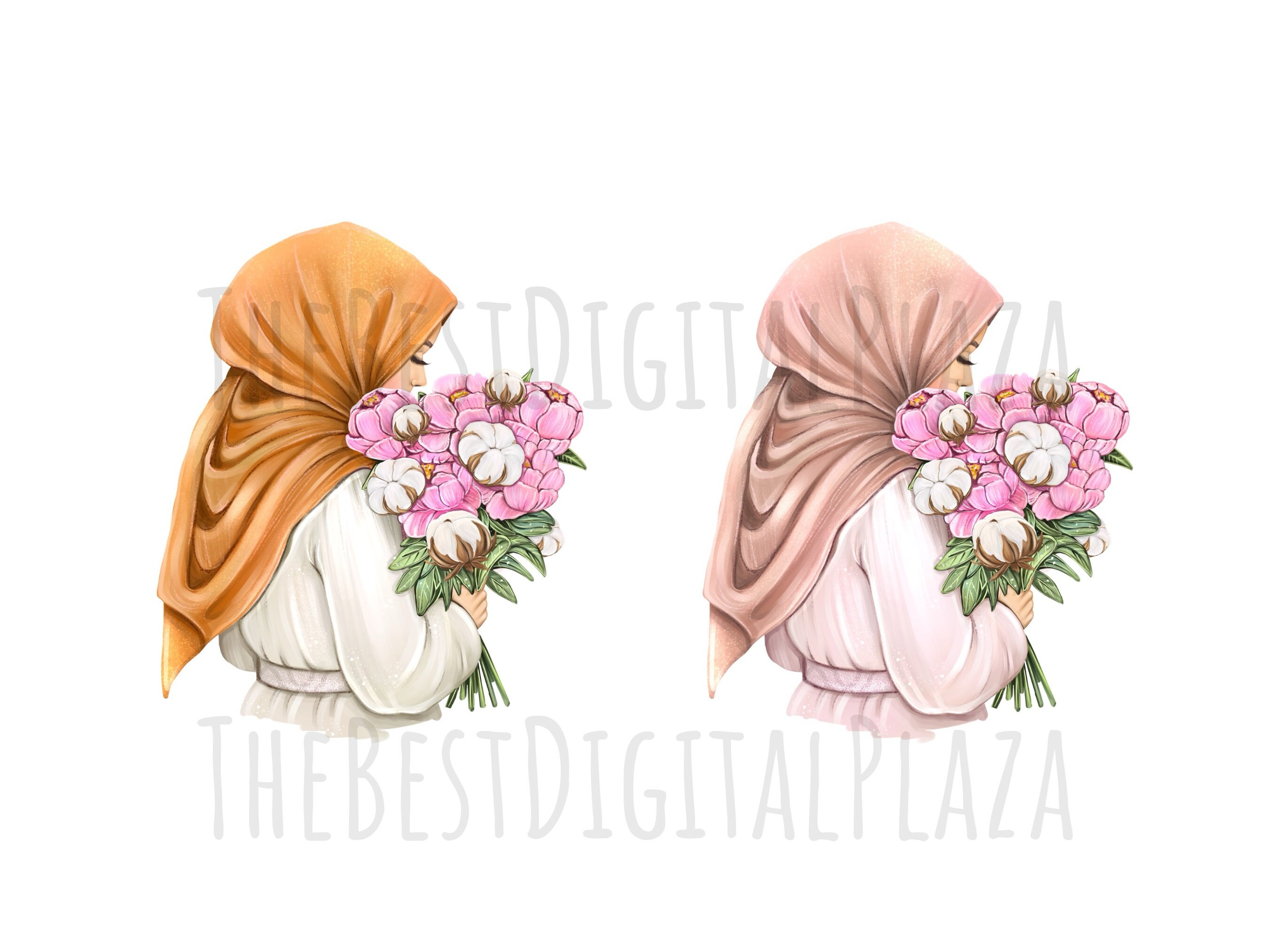 Islamic Art, Fashion Clipart, Hijab Girl Png, Muslim Clip Art, Fashion ...