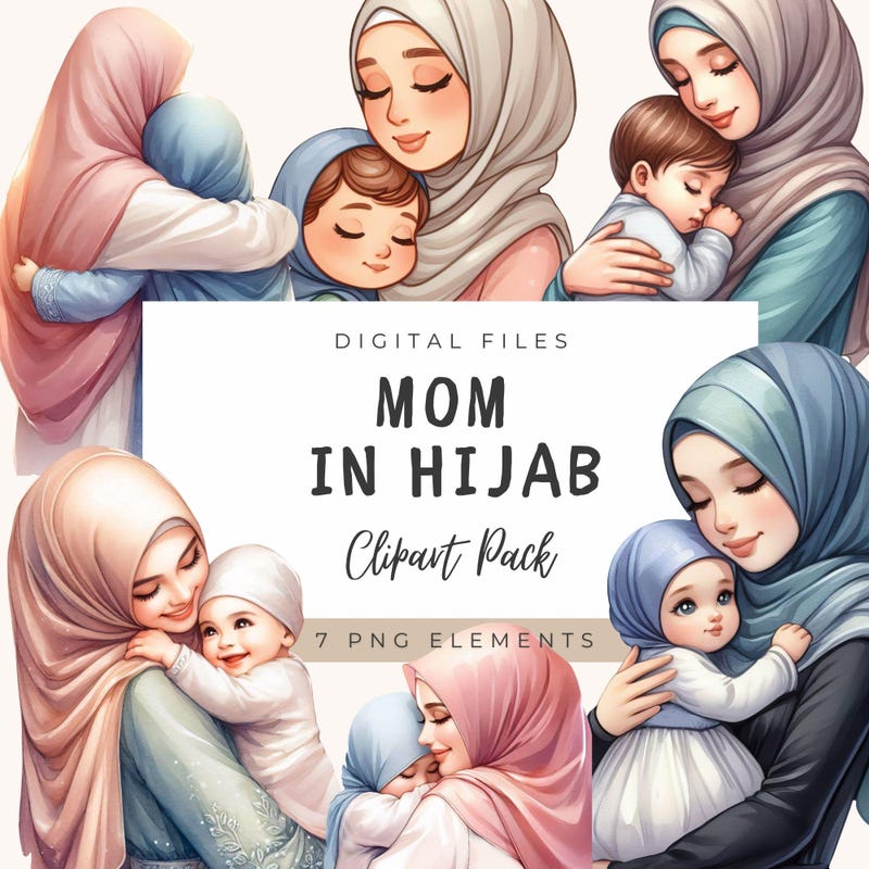 Muslim Nursery Clipart - Etsy