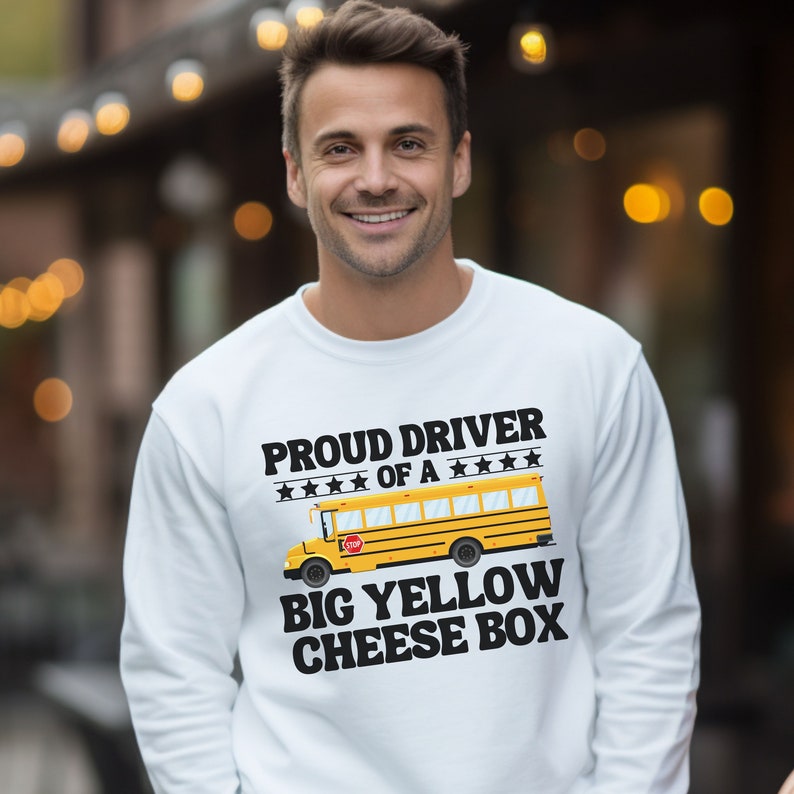 Funny School Bus Driver Sweatshirt: Proud Driver Gift - Etsy