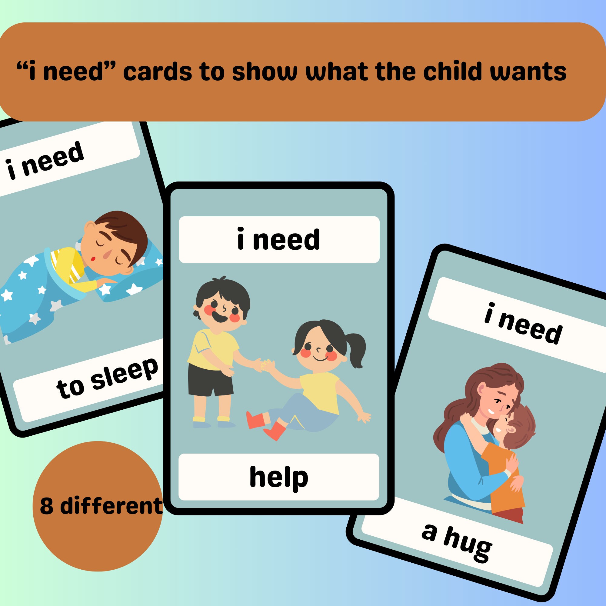 Children Emotion Flashcards Emotion Regulation Calm Down Toolkit - Etsy