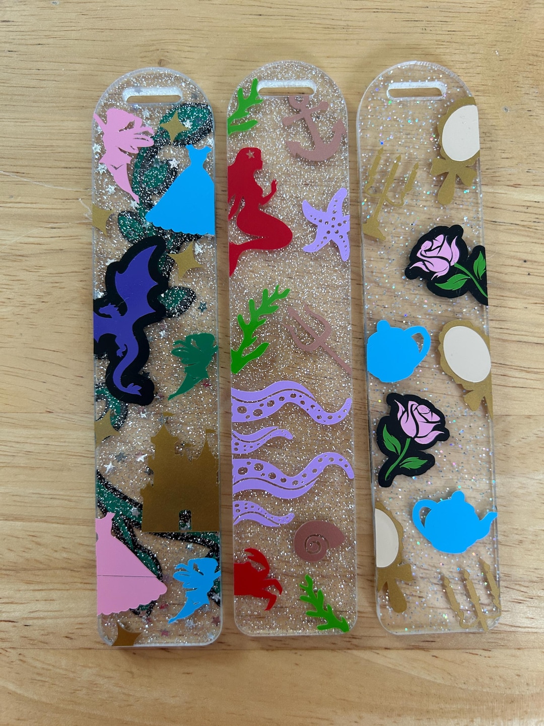 Fairy Tale Vinyl Bookmark Set – Disney Inspired, Gift for Readers - Etsy