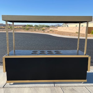 Wheeled Wonder: Portable Bar for Delicious Treats On-the-go! - Etsy