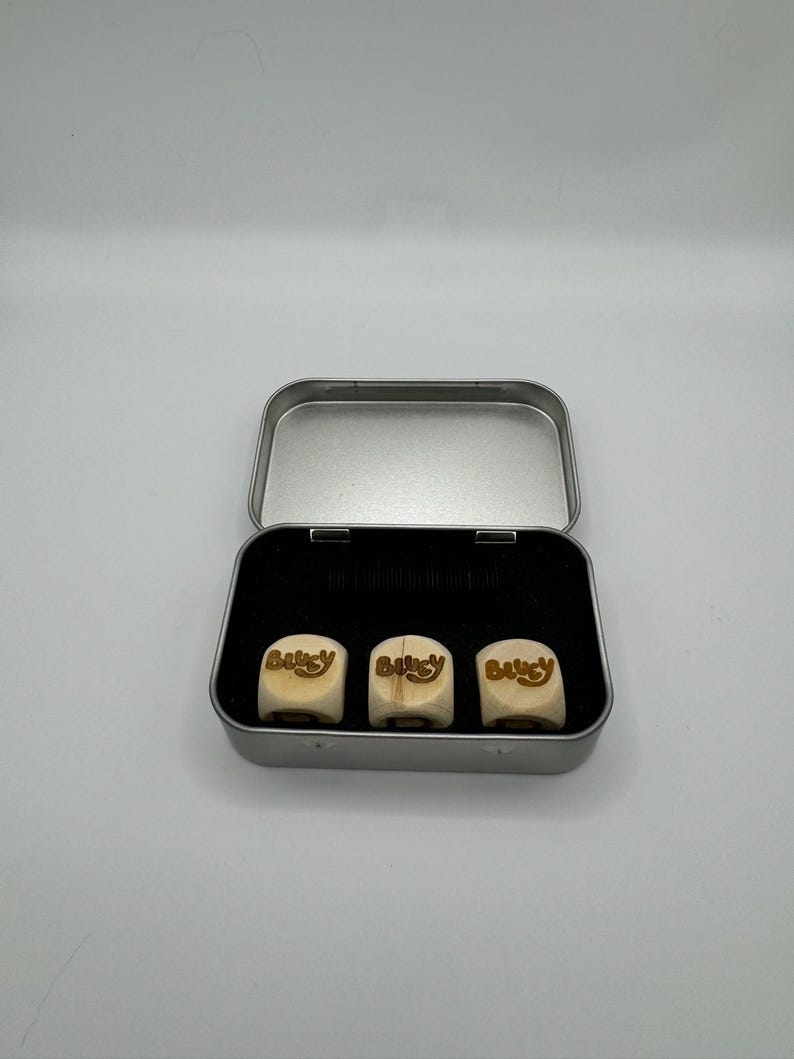 NEW! Customized Wooden Left Right Center Dice Game - Etsy