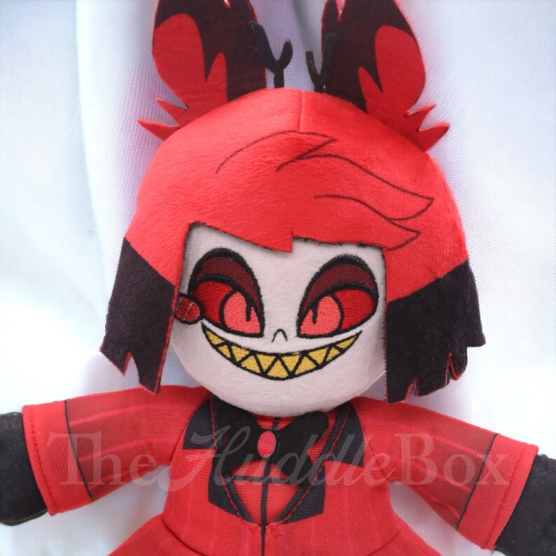 Hazbin Plush Alastor Plush, Gift for Anime Fan Alastor Plush, Anime ...