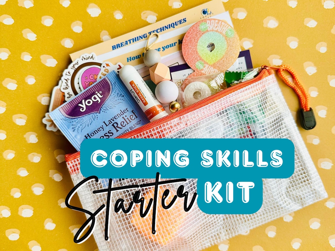 Therapist-curated Coping Skills Kit | Anxiety Stress Relief Self Care ...