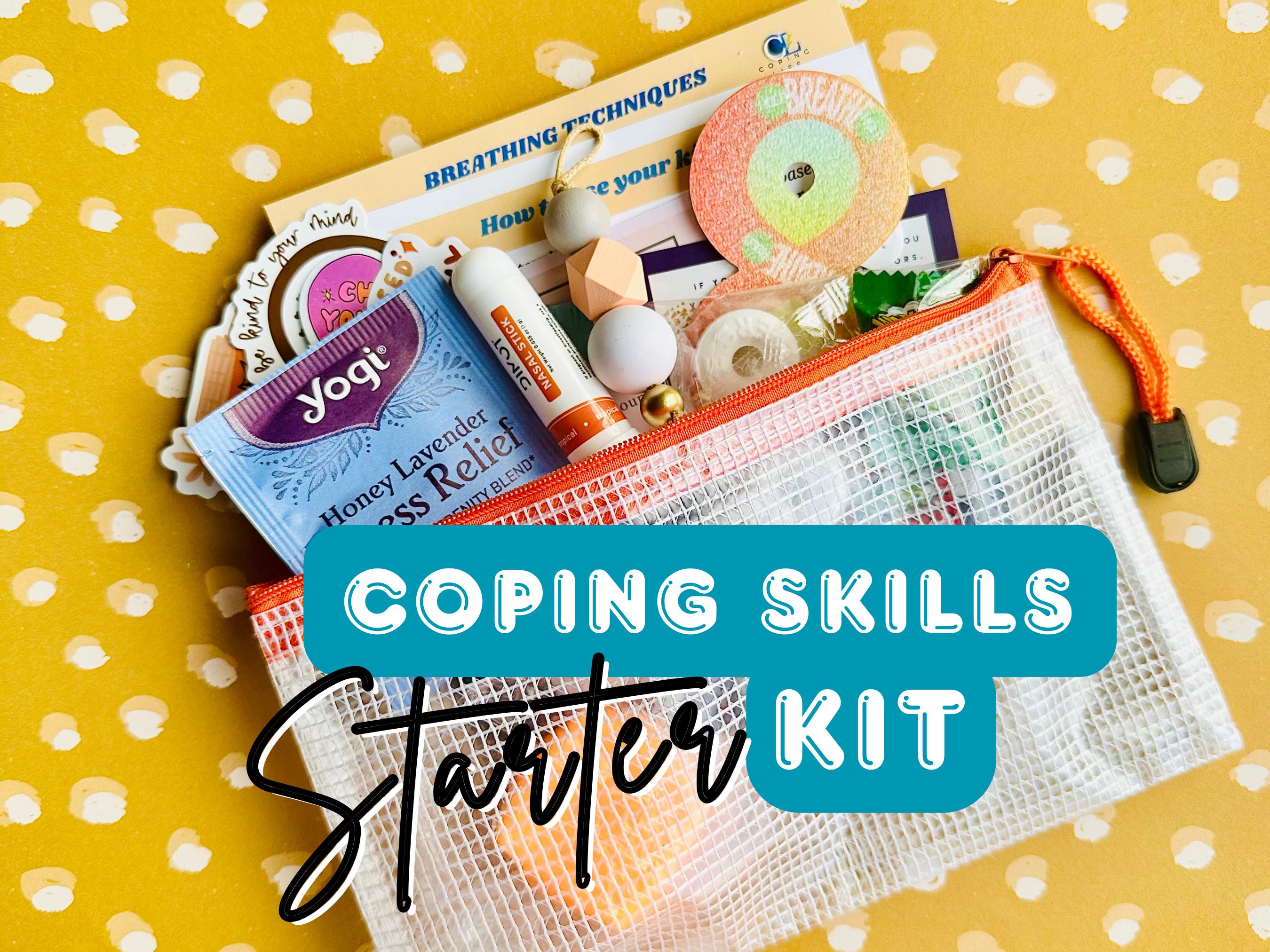 Coping Skills Starter Kit - Mindfulness - Stress - Anxiety - Self Care ...