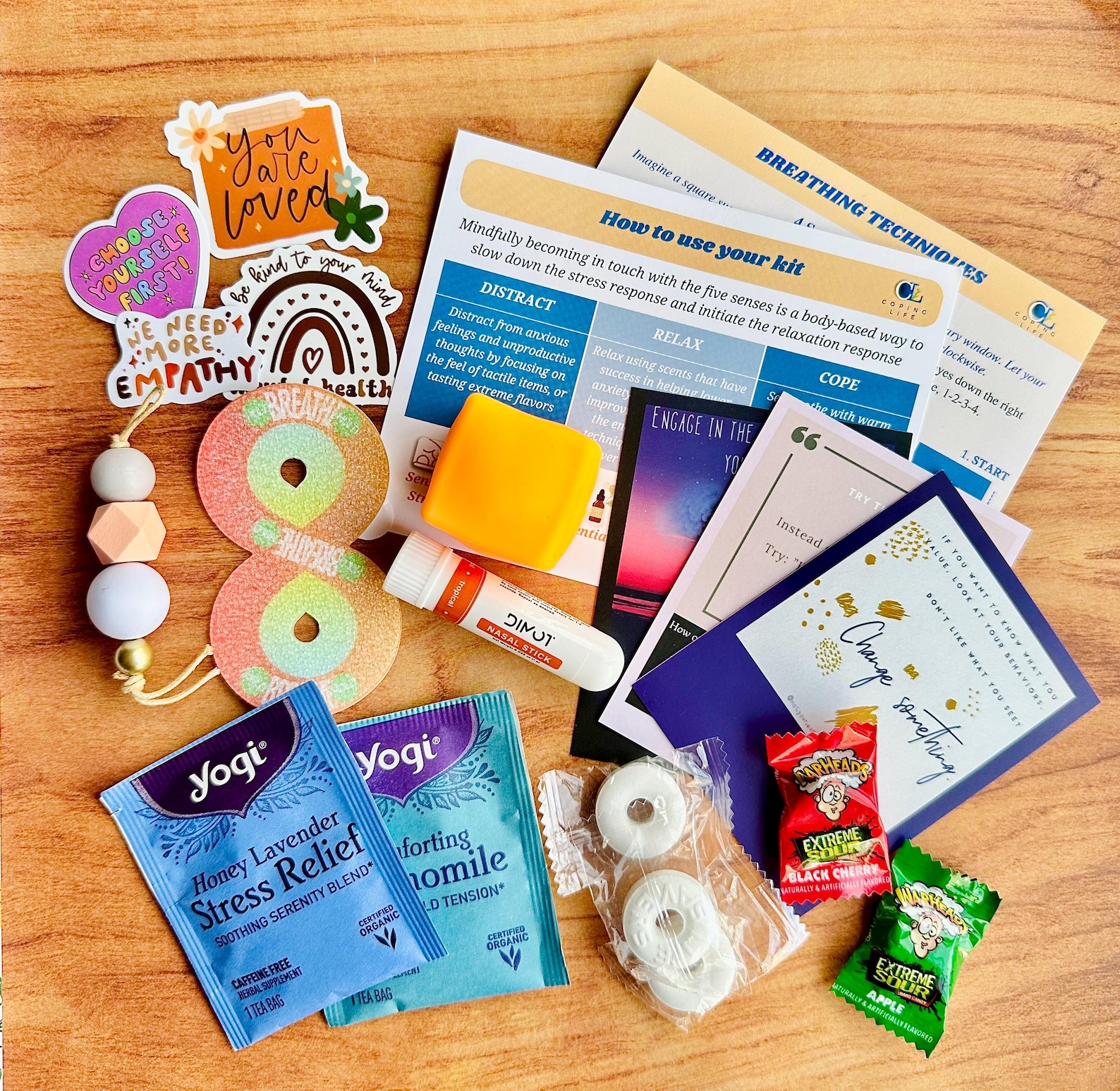Therapist-designed Coping Skills Starter Kit | Anxiety Relief Sensory ...