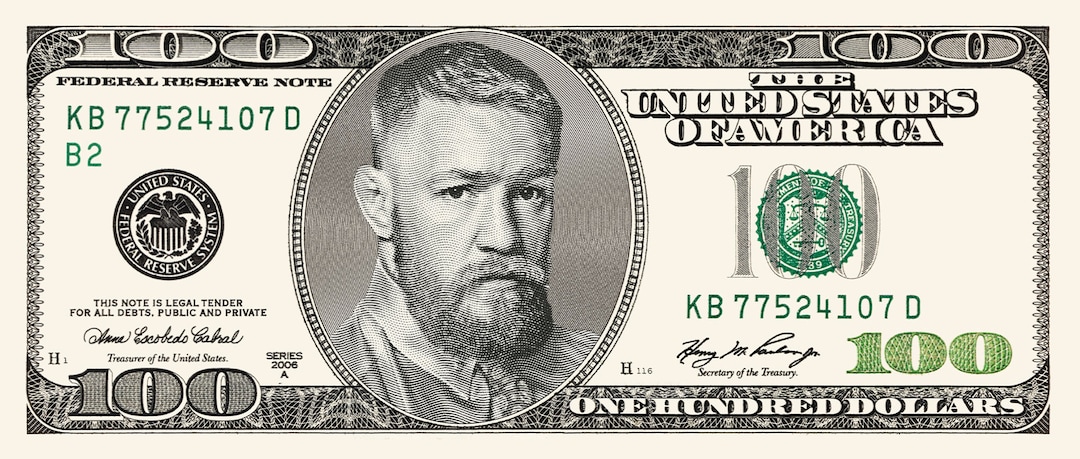100 Dollar Bill With Personalized Face. - Etsy